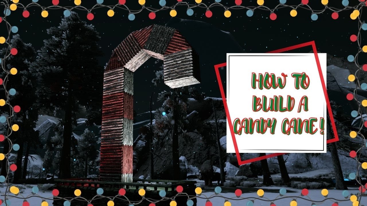 Ark: How To Build A Candy Cane [No Mods] - YouTube