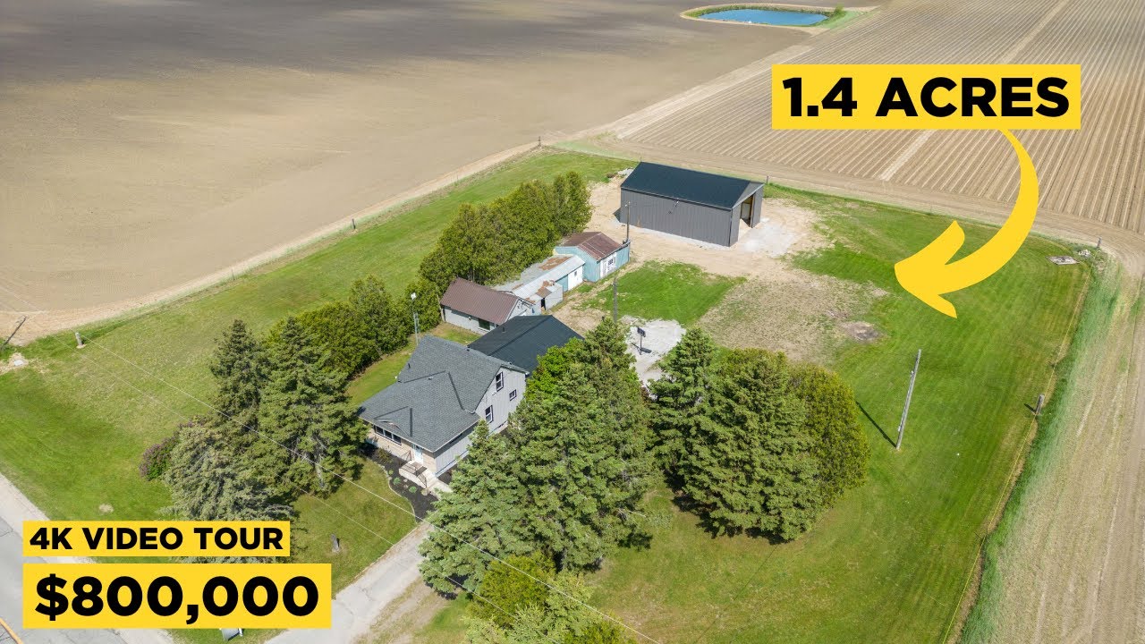 🌳 4K Home Tour - Spacious 1.4 Acre Retreat with an Impressive Workshop ...