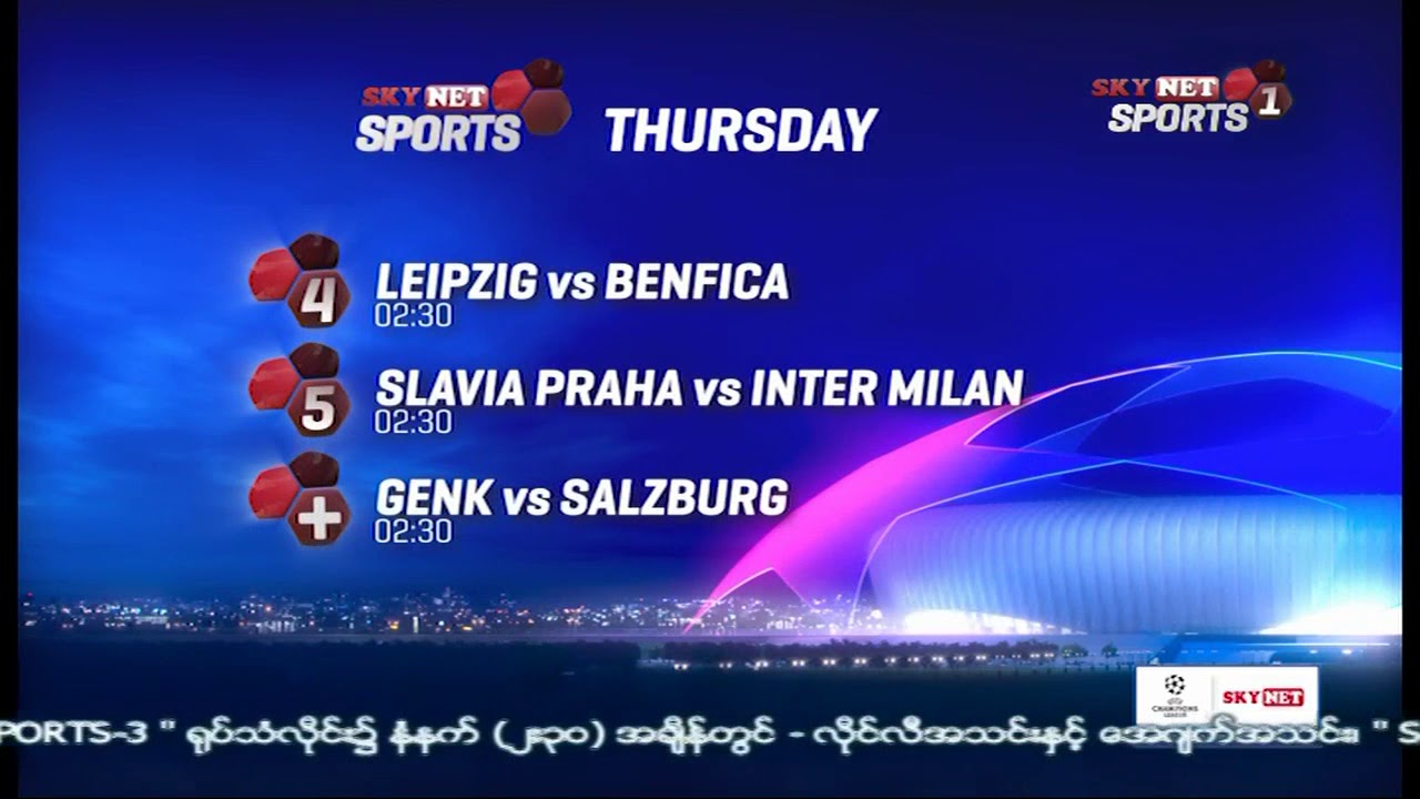 Skynet Sports (Myanmar) - UCL Schedule 27.11.2019 - YouTube