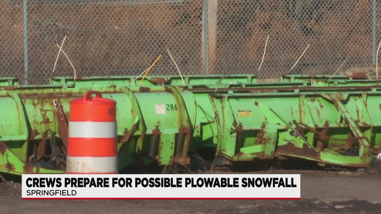 Springfield DPW prepared for plowable snow Thursday night into Friday ...