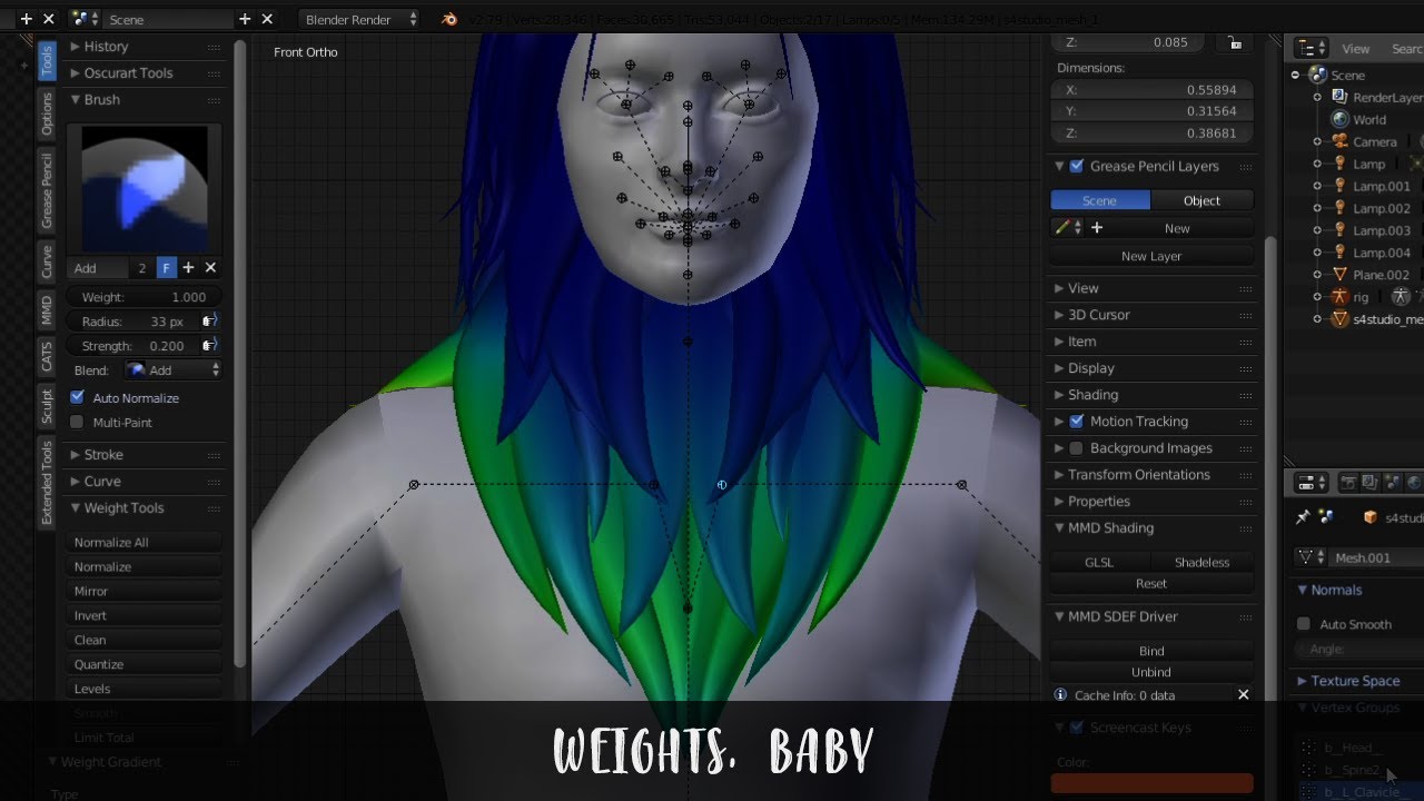 How I paint weights - YouTube