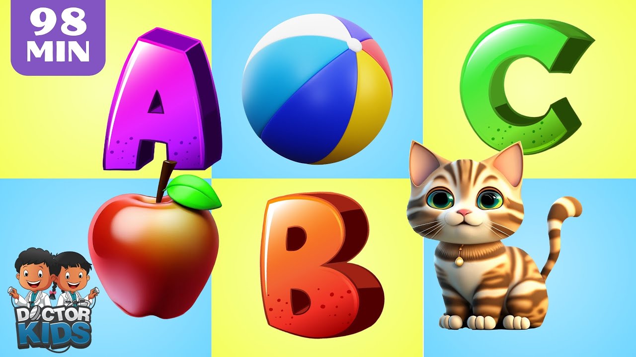 A For Apple B For Ball - ABC Alphabets | ABCD Song & ABCD Rhymes - ABC ...