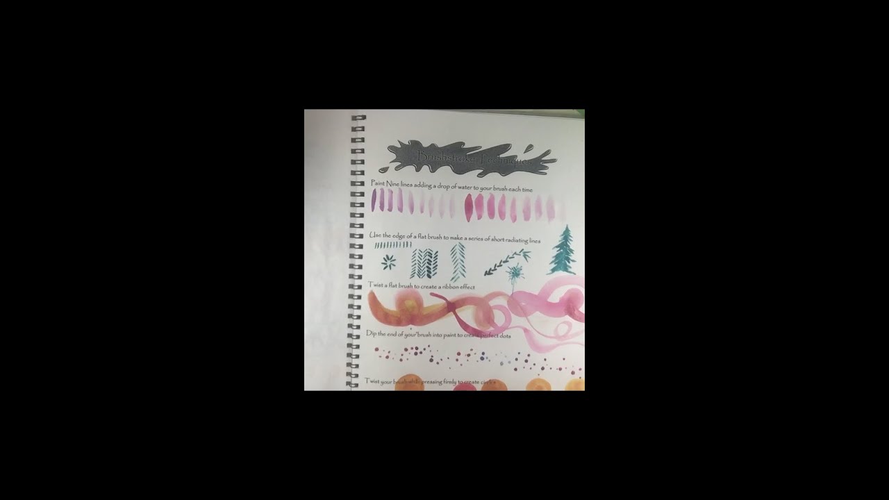 Brushstroke Techniques #4 - YouTube