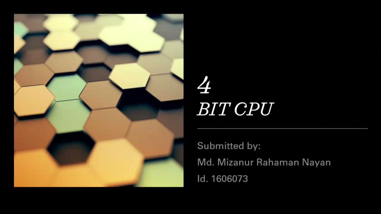 4 BIT CPU Design Using System Verilog | Simple As Possible (SAP ...