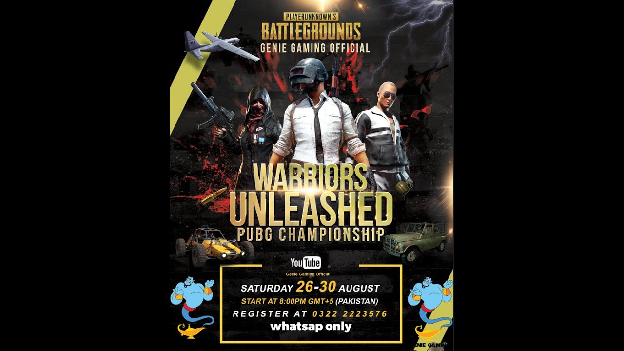 WARRIOR UNLEASHED PUBG CHAMPION SHIP BY GENIE GAMING OFFICIAL MEGA ...