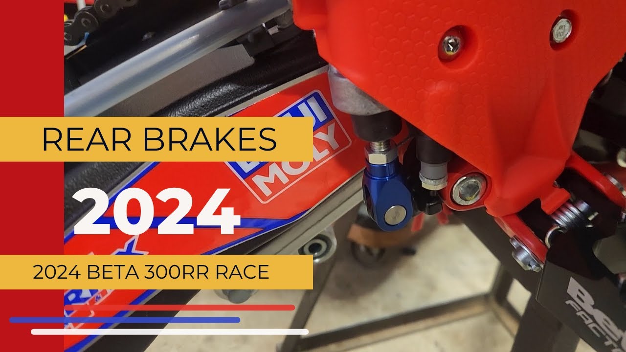 MY24 Beta 300 RR Race Rear Brake Setup - YouTube