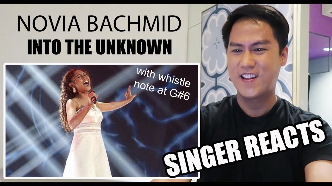 Novia Bachmid - Into The Unknown | SINGER REACTS - YouTube
