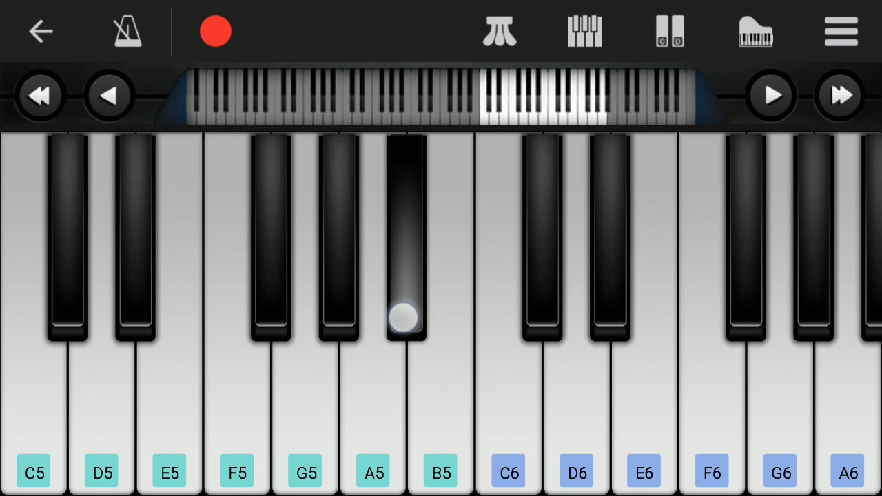 Sakkarai nilave song | Youth | easy piano tutorial | perfect piano app ...
