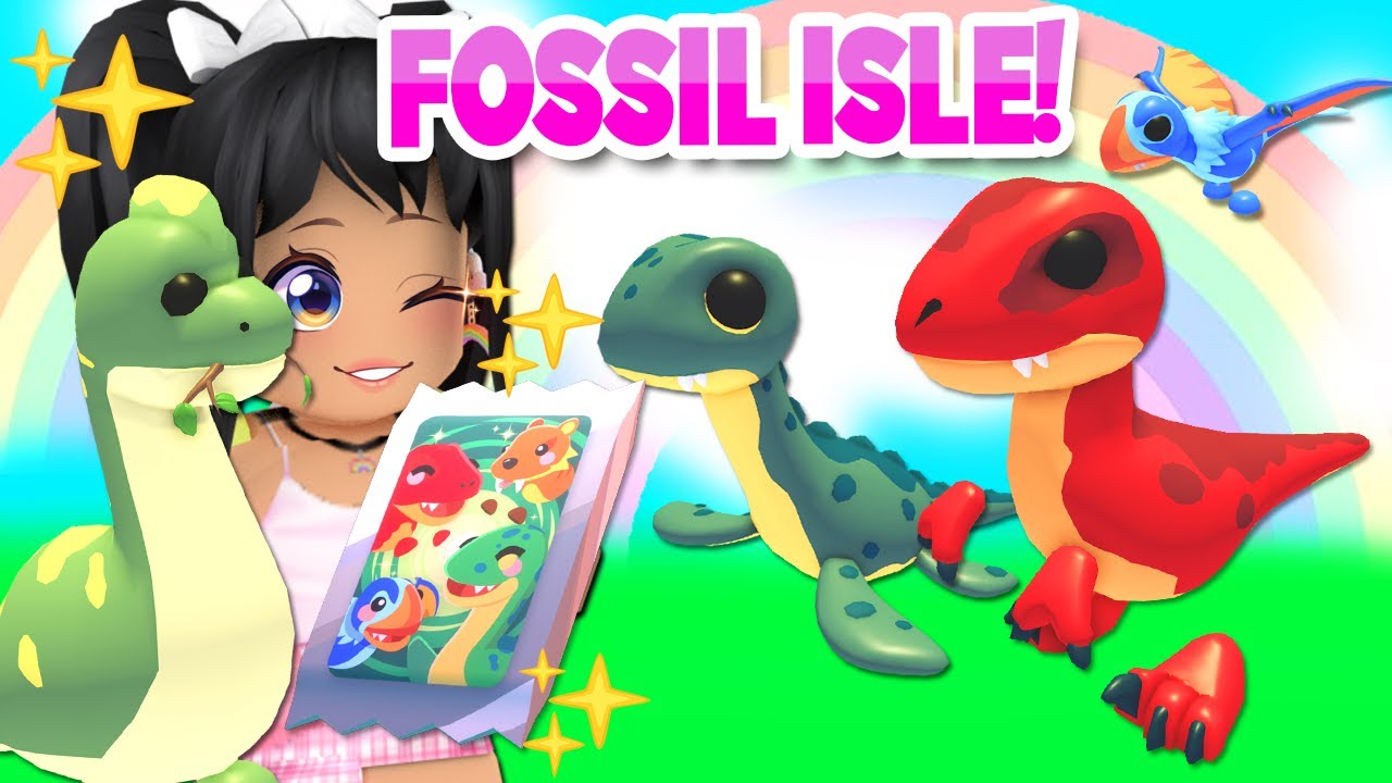 *FOSSIL ISLE* 6 NEW DINOSAURS EVENT in Adopt Me! (roblox) - YouTube