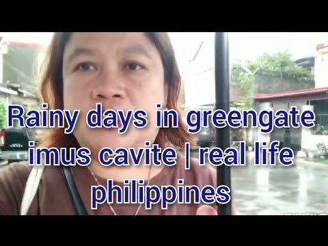Rainy days in greengate imus cavite | real life philippines - YouTube