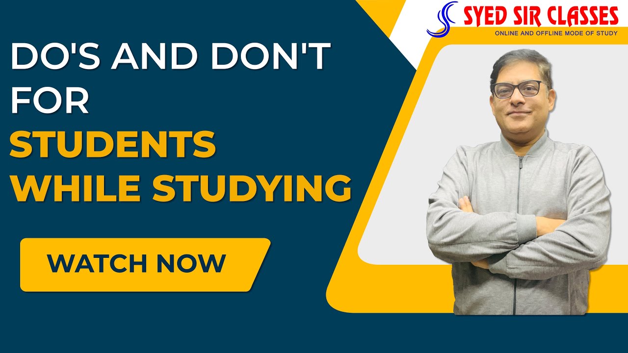 Dont s And Do s For Students When Studying For Class 6th To 12th dont-s-and-do-s-for-students-when-studying-for-class-6th-to-12th