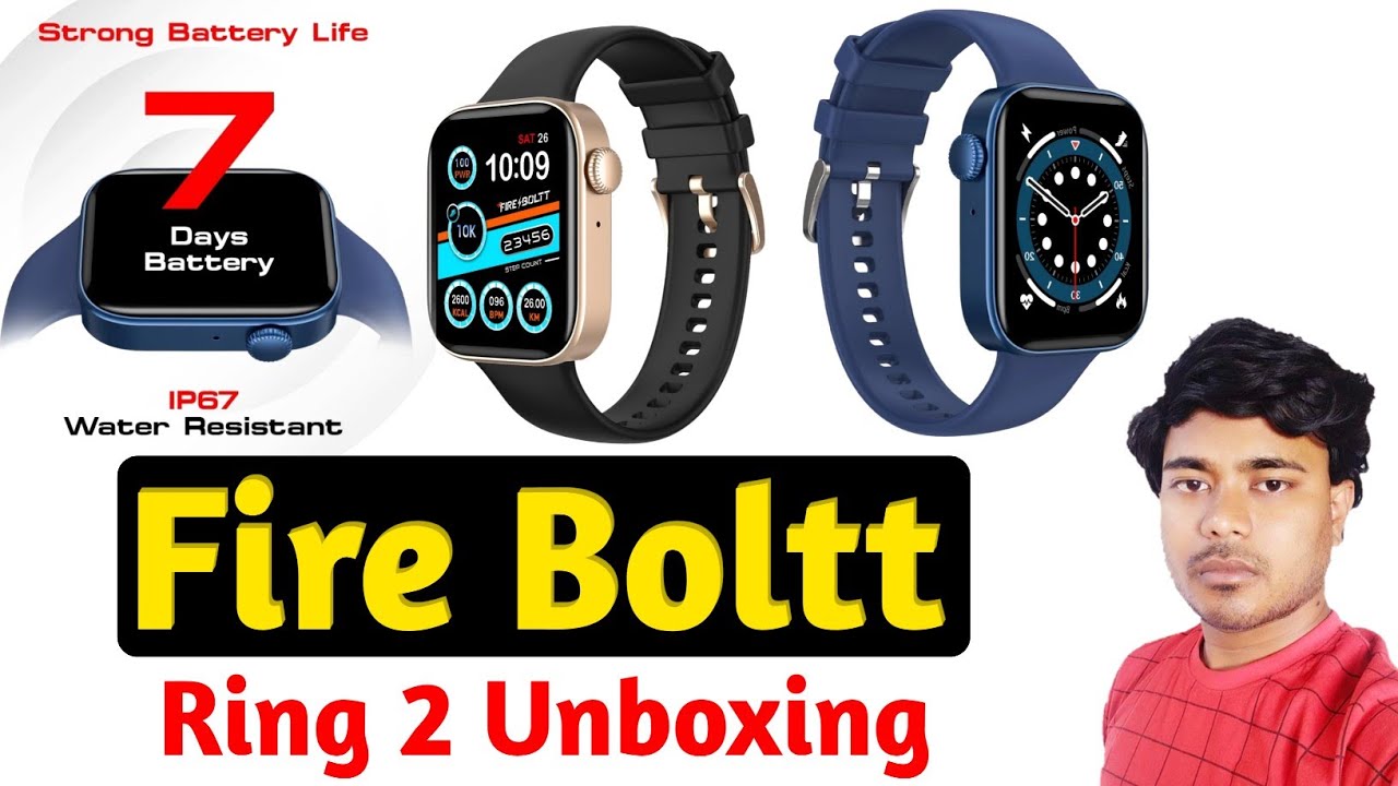 fire boltt ring smartwatch unboxing | fire-boltt ring 3 smartwatch ...