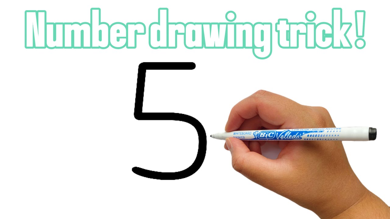 TRY THIS NUMBER DRAWING TRICK TO DRAW A CAMERA 📷 so easy ! Step by step ...