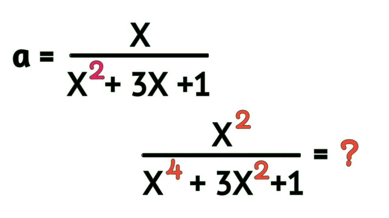 Math Olympaid Problem | A Very Nice Algebra Problem | Can You Solve ...