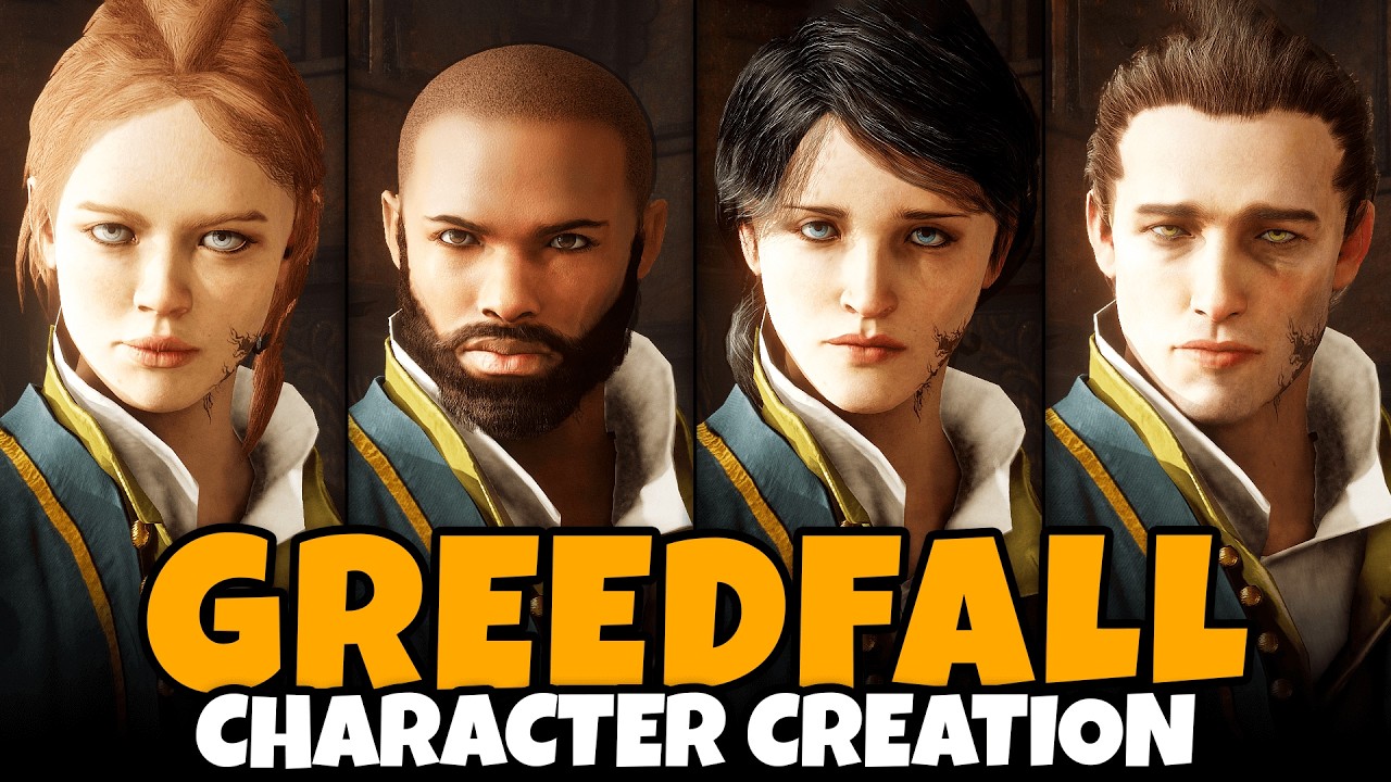Greedfall Character Creation (Male & Female, Full Customization, All ...