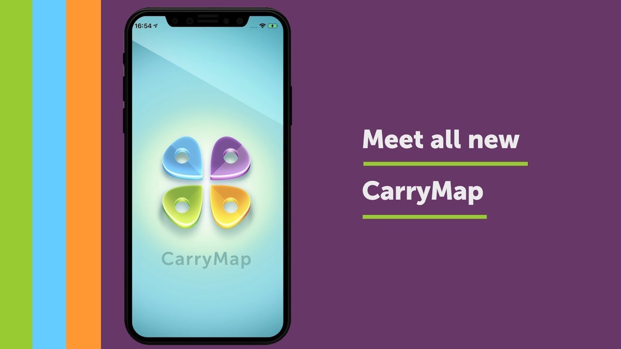 CarryMap app for iOS review - YouTube