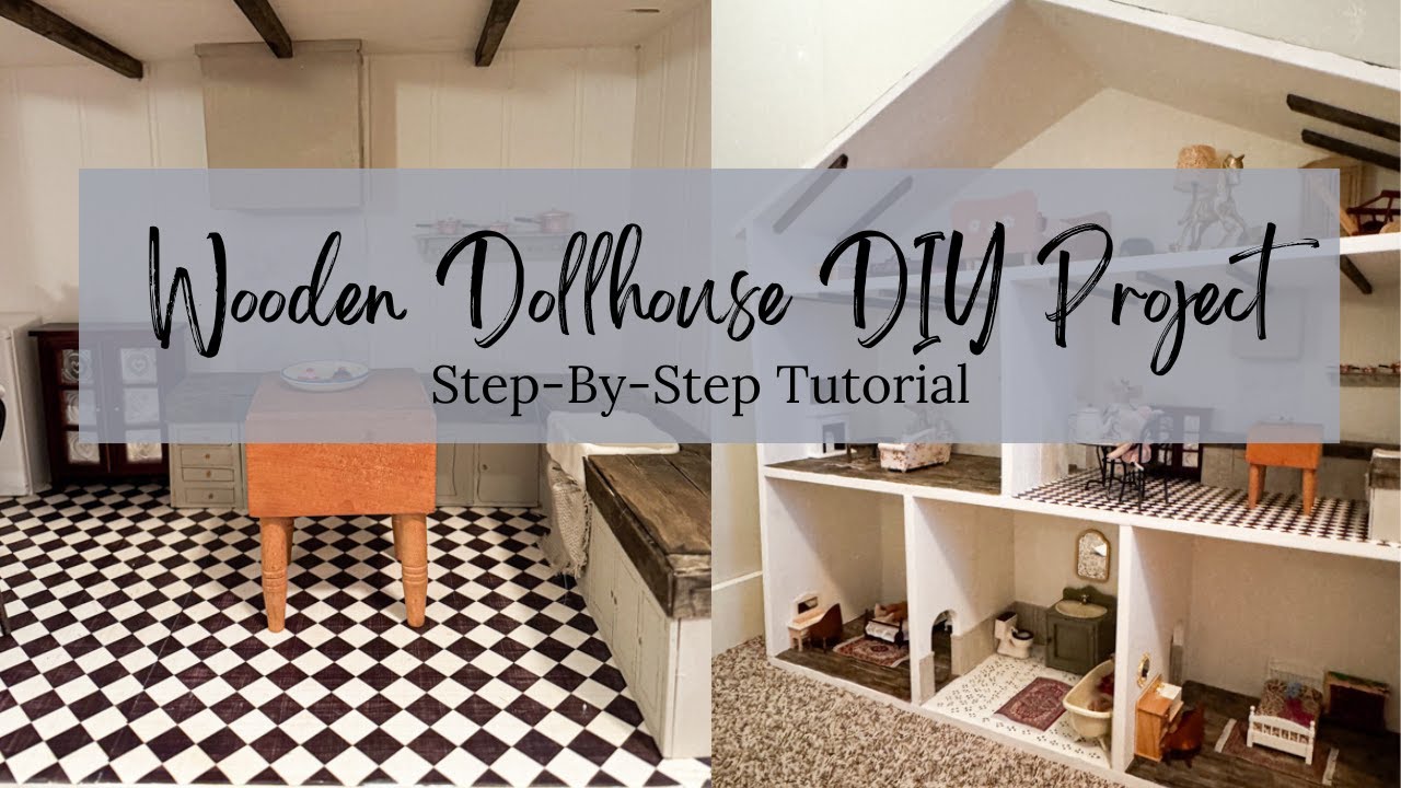 How To Build A Dollhouse Out Of Wood - YouTube