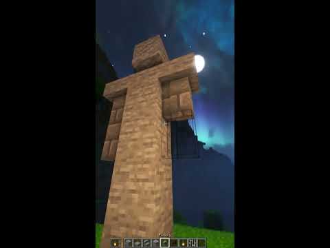 Minecraft Building Tutorial: Statue🗿 #shorts - YouTube