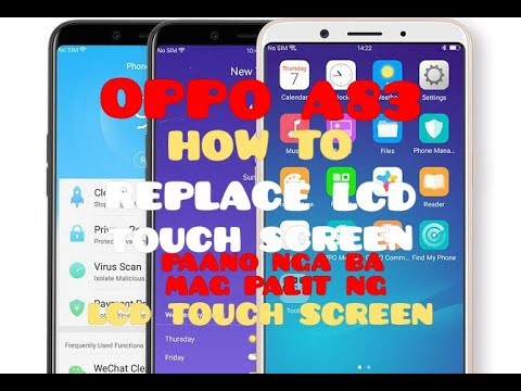 OPPO A83 HOW TO REPLACE LCD TOUCH SCREEN PAANO NGA BA MAG PALIT NG LCD ...