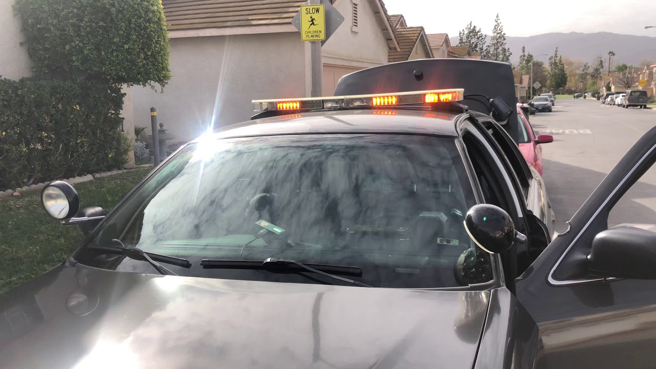 CVPI with Federal signal legend light bar added new flash patterns ...