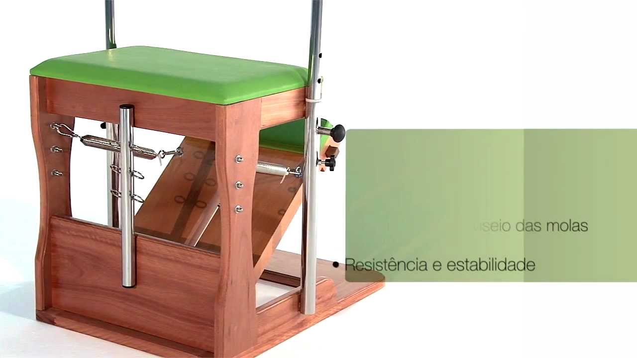 Step Chair - Aparelho de Pilates Equipilates - YouTube