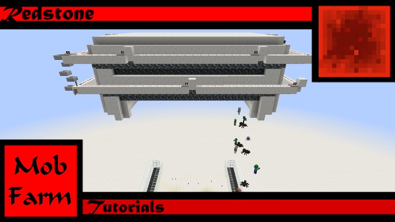 Flying Machine Mob Farm Tutorial (Minecraft 1.13) - YouTube