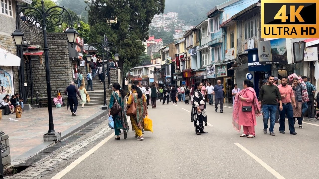 Shimla Mall Road | Summer Walking Tour 4K - YouTube