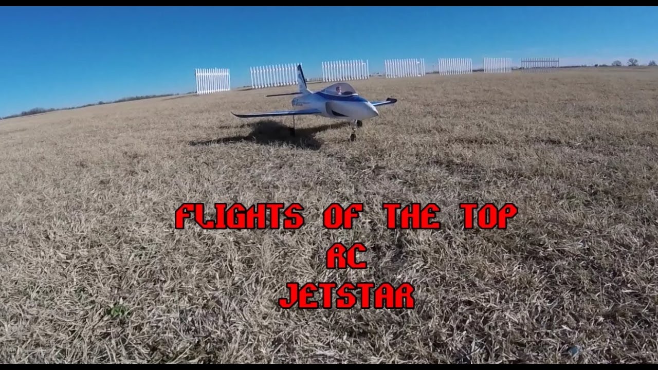Flights of the Top RC Jetstar - YouTube