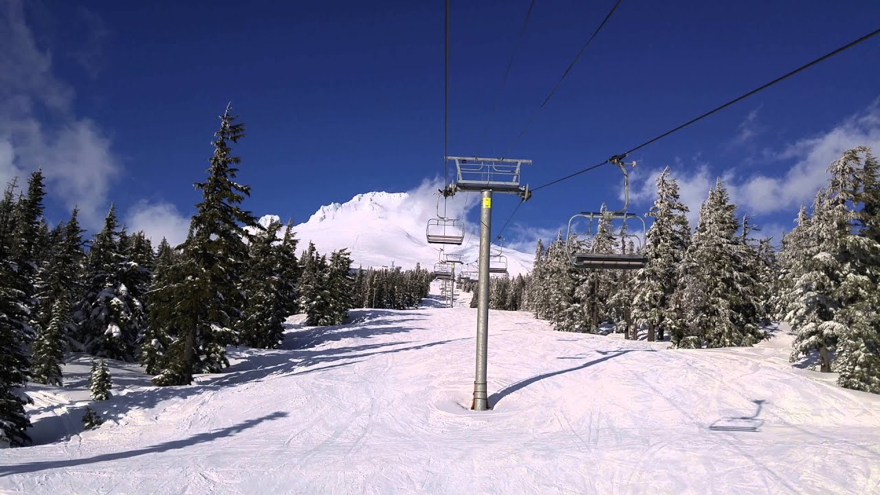 Mt Hood - Timberline ski lift - YouTube