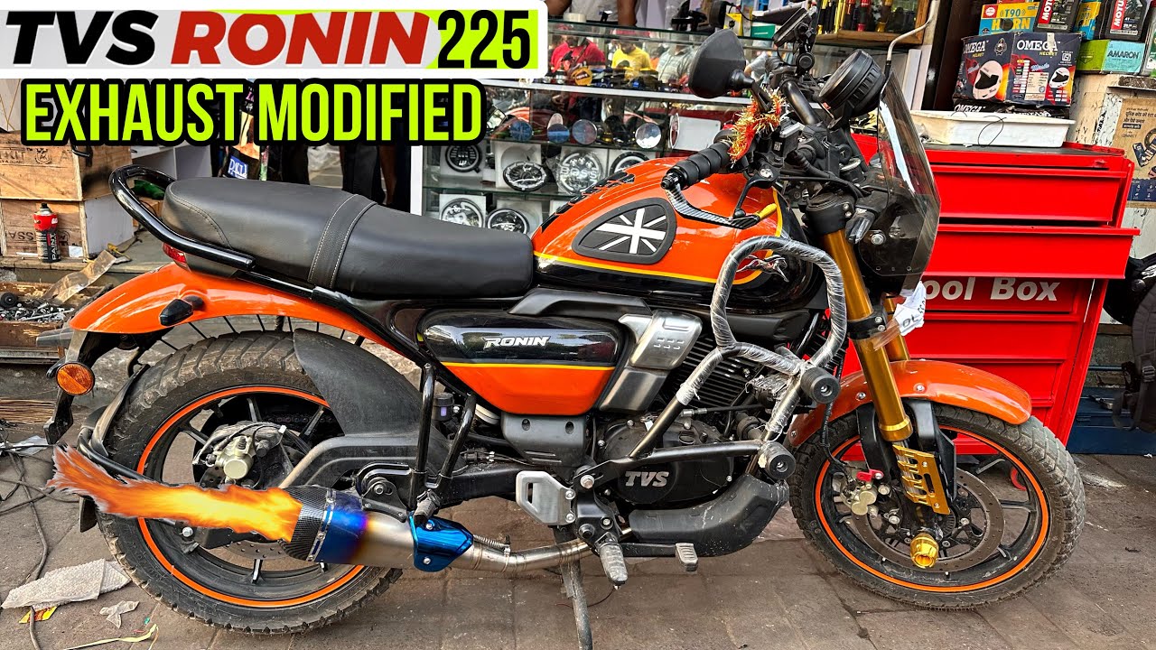 TVs Ronin 225 अब तक की सबसे ज़्यादा Modified | Ronin Best Exhaust ...