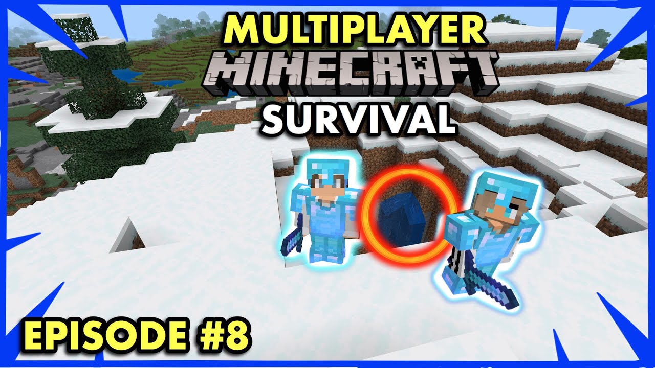 RAIDING A SECRET BASE in Multiplayer Minecraft Survival (Ep. 8) - YouTube