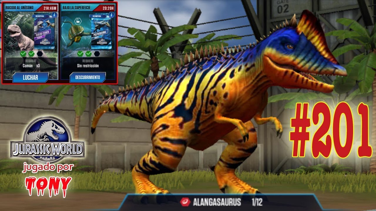 Jurassic World "Cap. 201 - Híbrido: Alangasaurus al nivel 40" por Tony ...
