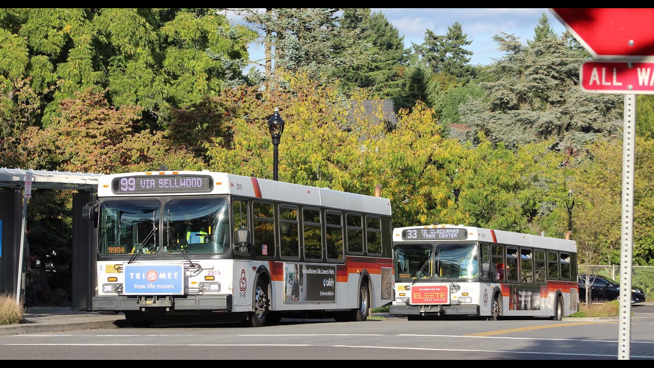TriMet 2000 New Flyer D40LF #2515 onboard route 99 - YouTube