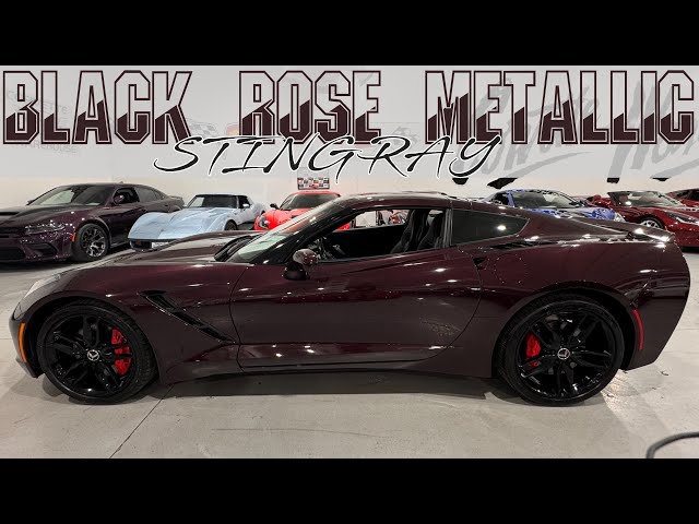 Corvette Stingray Black Rose Chevy Code GGA WA409B Black Rose Base
