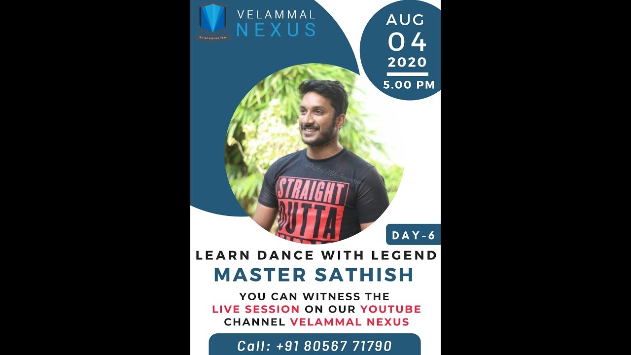 DAY - 6 - LEARN DANCE WITH THE LEGEND MASTER SATHISH - YouTube