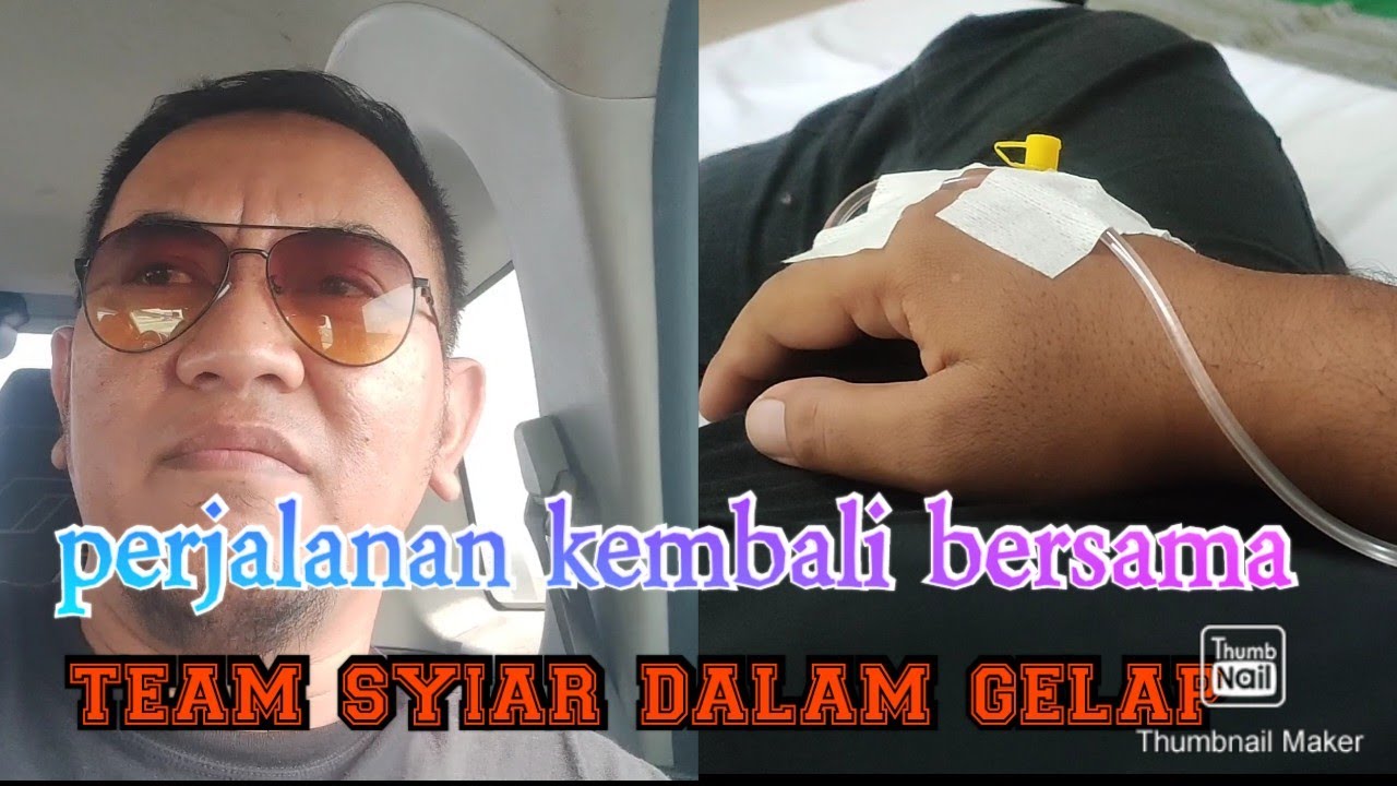 perjalanan liputan dan merasakan di infus pertama kali nya - YouTube