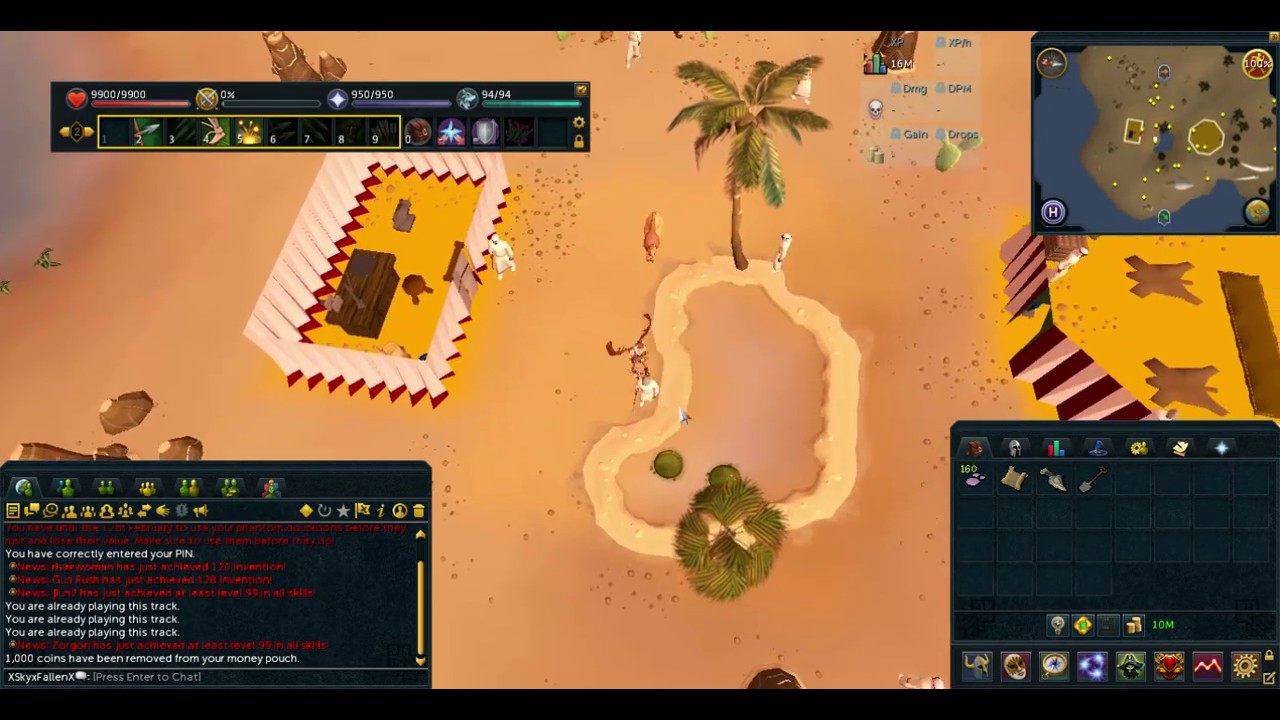 RuneScape 03 degrees 45 minutes south 22 degrees 45 minutes east - YouTube
