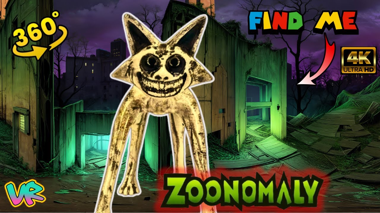 ZOONOMALY SMILING CAT MONSTER | Finding Challenge 360 | VR 360 - YouTube