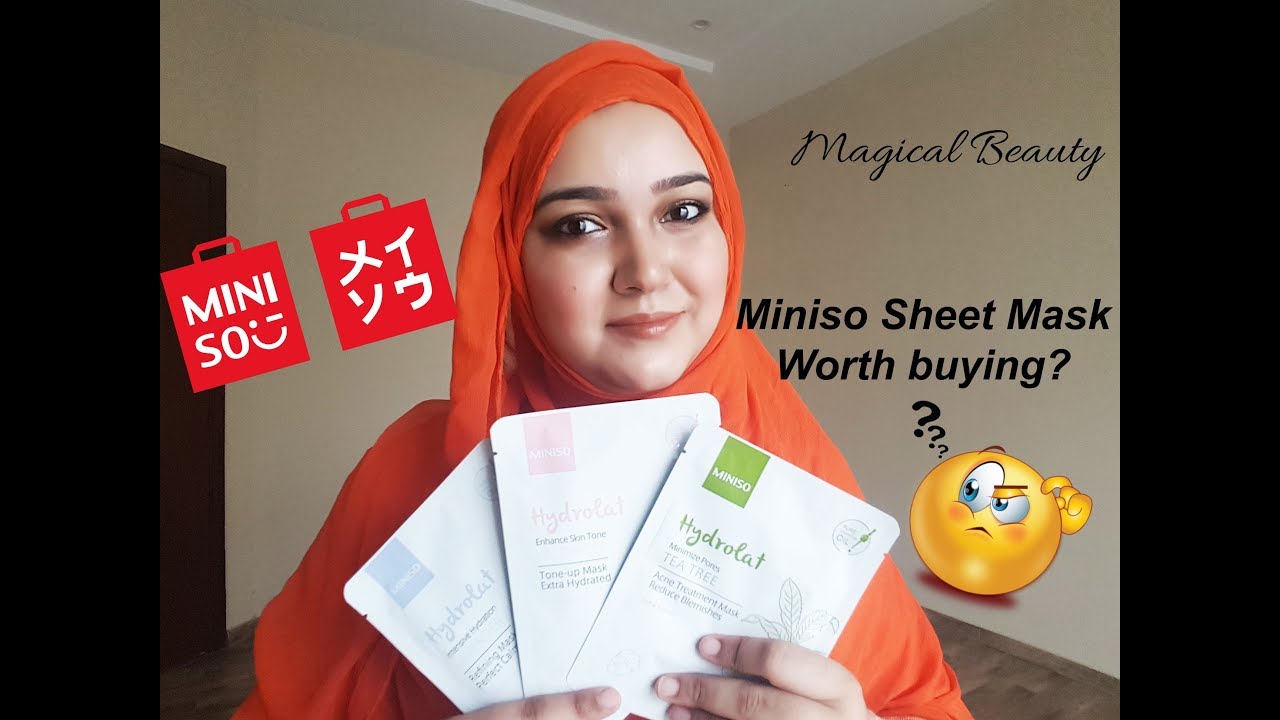 Miniso Sheet Mask Review | Worth Buying? + First Impression | Magical ...