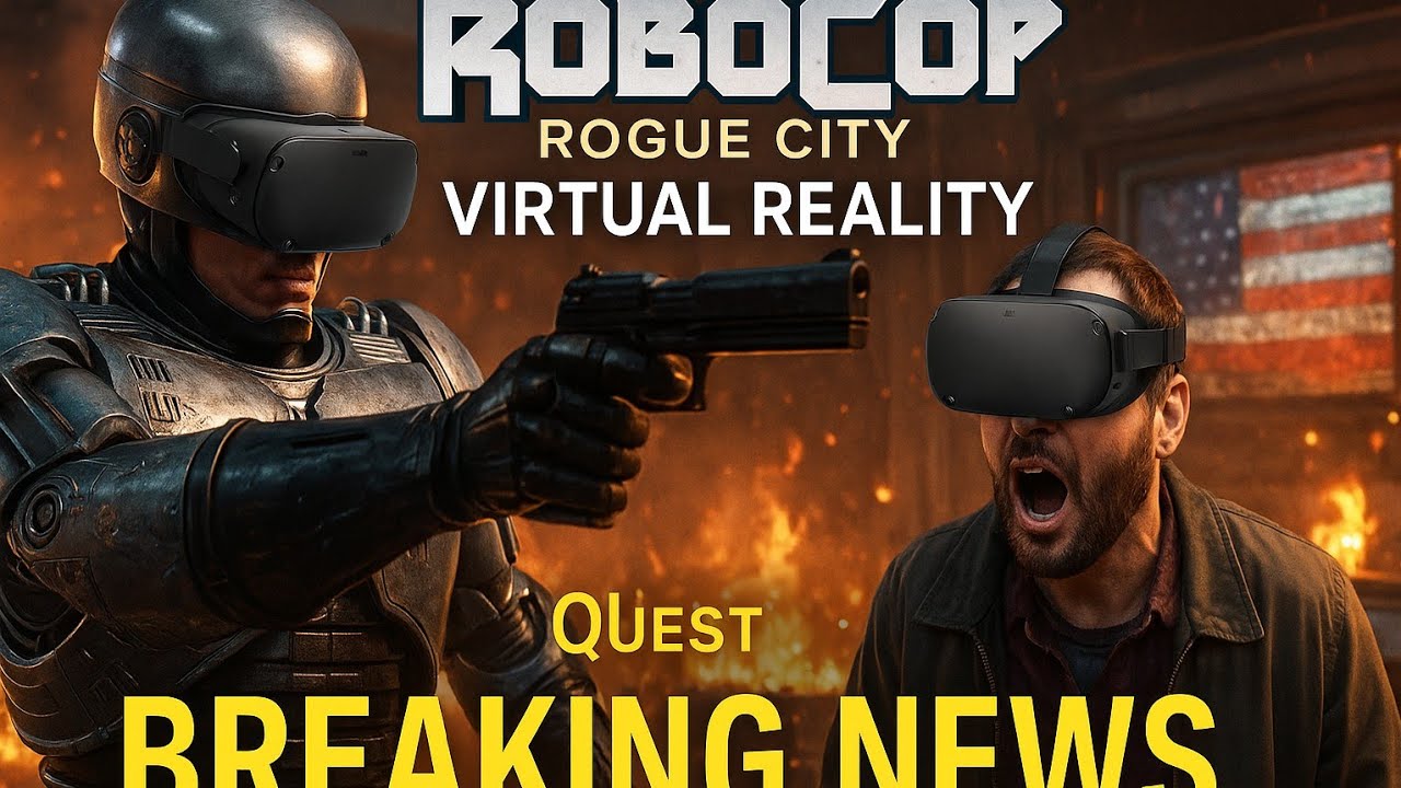 Breaking News Mission In Virtual Reality // RoboCop: Rogue City VR With ...