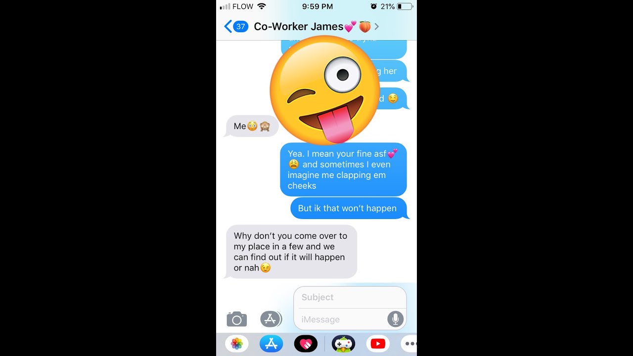 i asked my co-worker if i could clap em cheeks and this is what ...