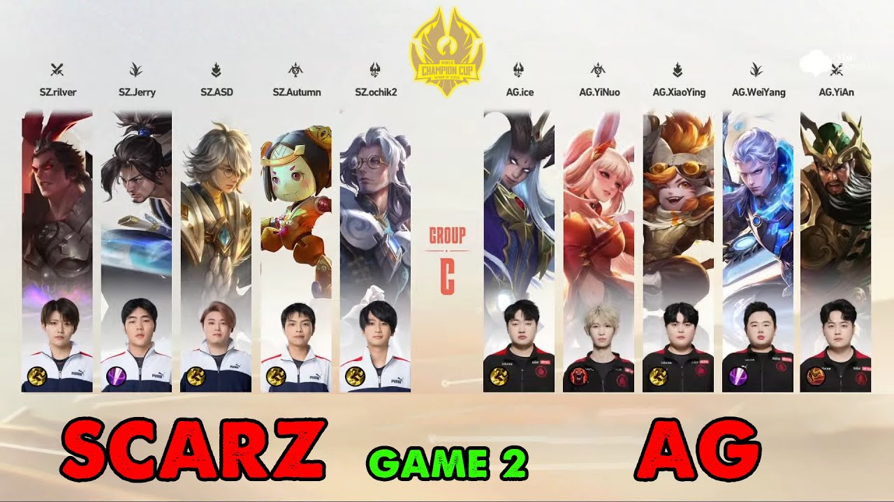 Honor Of Kings | KIC2022 | Group Stage: SCARZ vs AG Game 2 - YouTube