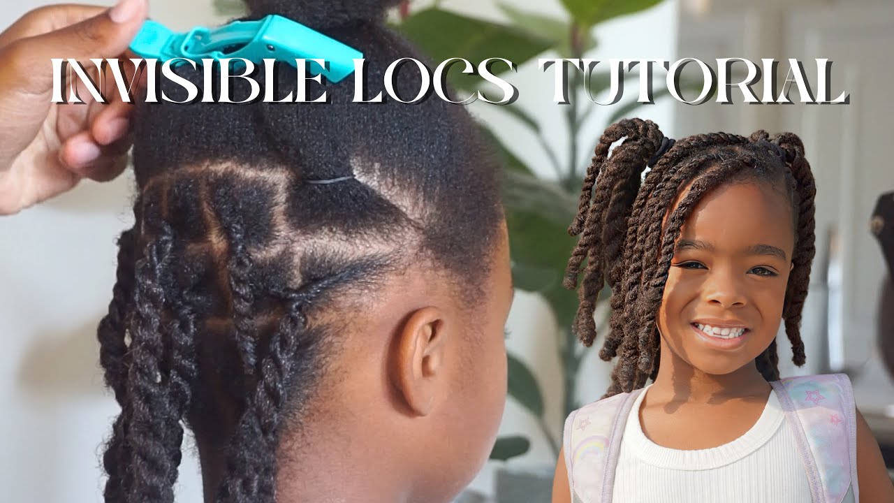 How To Do Invisible Locs | Low Tension Protective Style + Back To ...