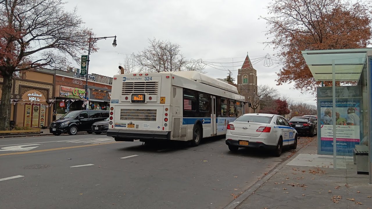 MTA: Bx21 Bus On-board (2011 New Flyer C40LF CNG 324) | November 21 ...