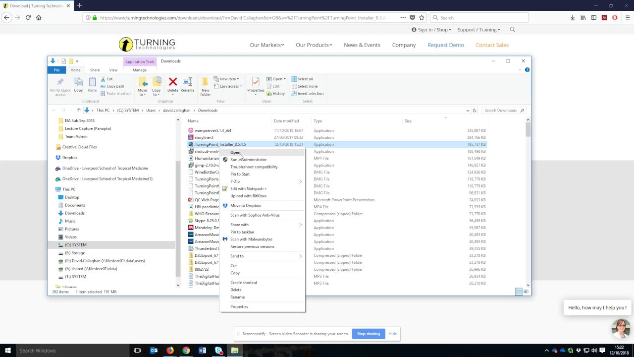 Downloading and installing TurningPoint - YouTube