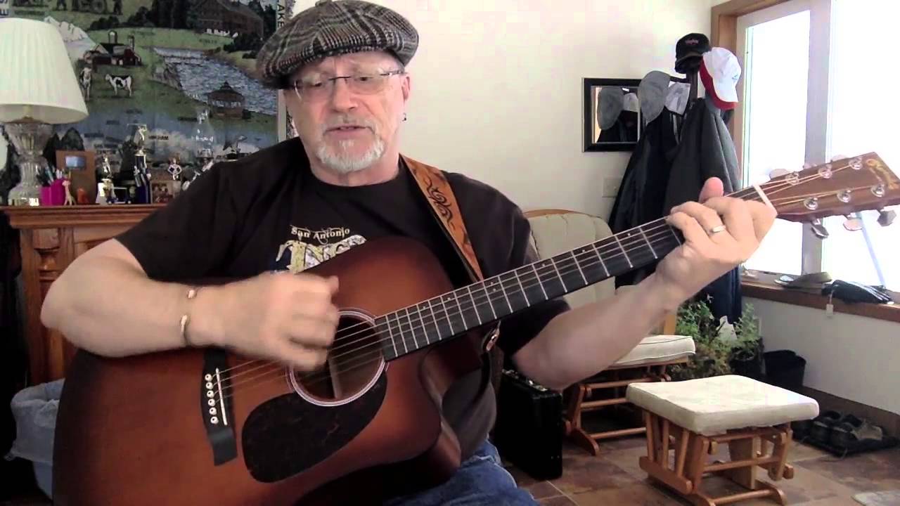 1775 - Branded Man - Merle Haggard vocal & acoustic guitar cover with ...