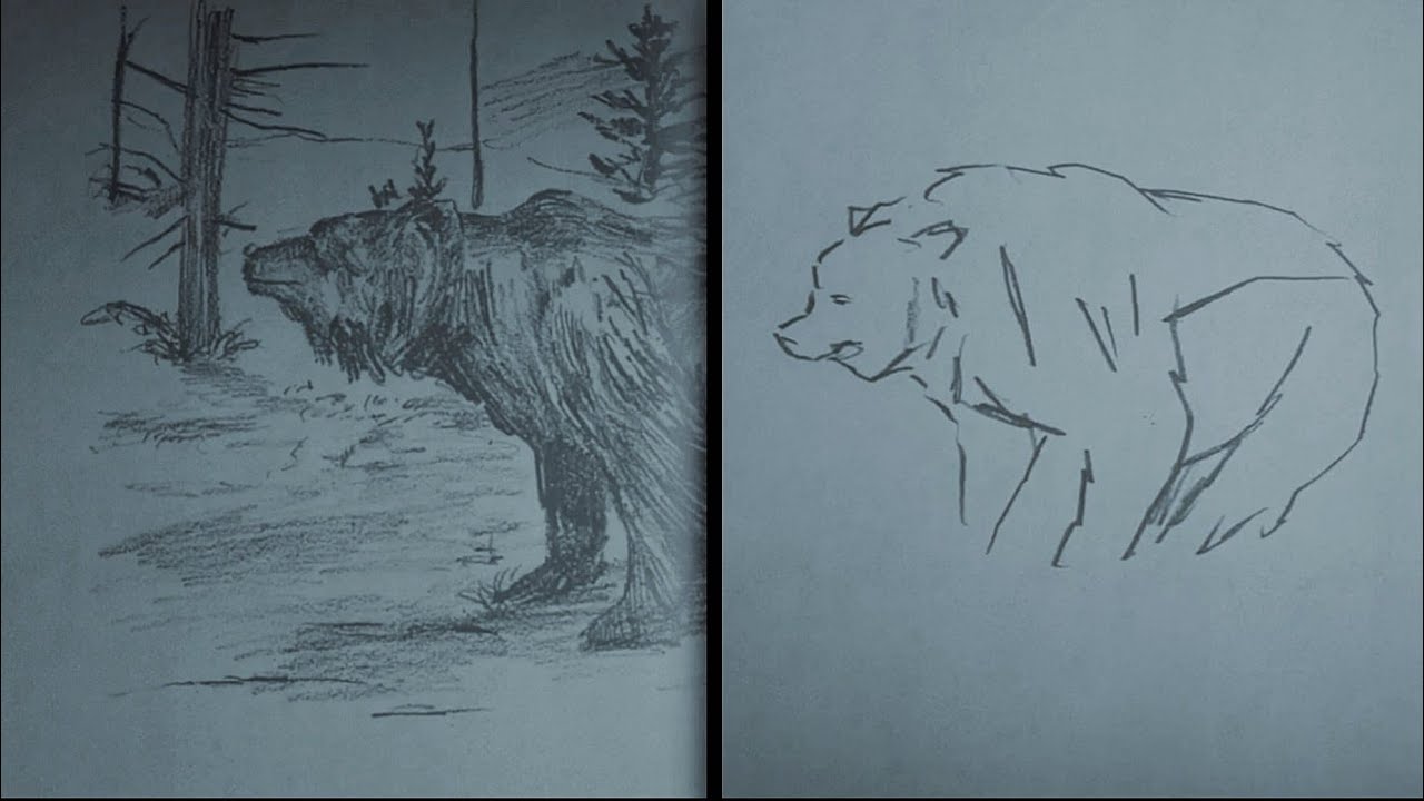 Arthur Vs John's Drawing Of The Legendary Grizzly Bear Is So Different ...