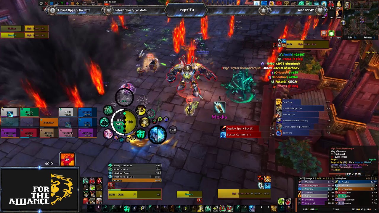 Heroic HIGH TINKER MEKKATORQUE - ReaperCrew, Alliance Guild | EU ...