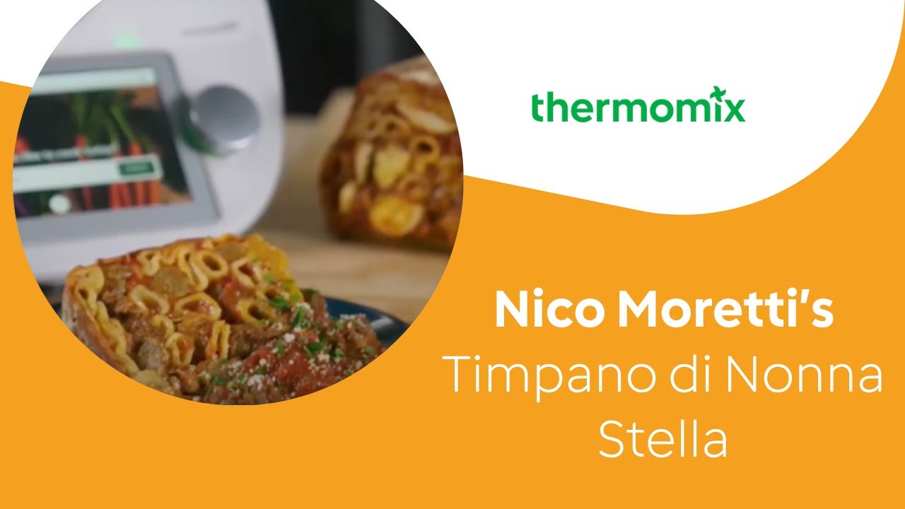 Nico Moretti's Timpano di Nonna Stella Baked Pasta Recipe - YouTube