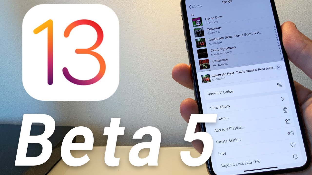iOS 13 Beta 5 Released - Features / Changes - YouTube